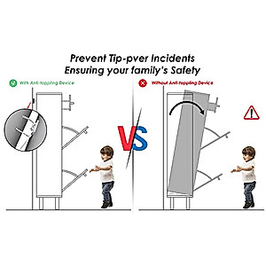 Wildhome Shoe Cabinet,20 Pair Freestanding Shoe Rack Storage Organizer with 2 Flip Door,2-Tier Shoe Storage Cabinet for Heels, Boots, Slippers (White)