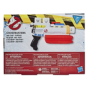 Ghostbusters Mini-Puft Popper Blaster Action Afterlife Roleplay Toy with 3 Foam Puft Projectiles for Kids Ages 8 and Up