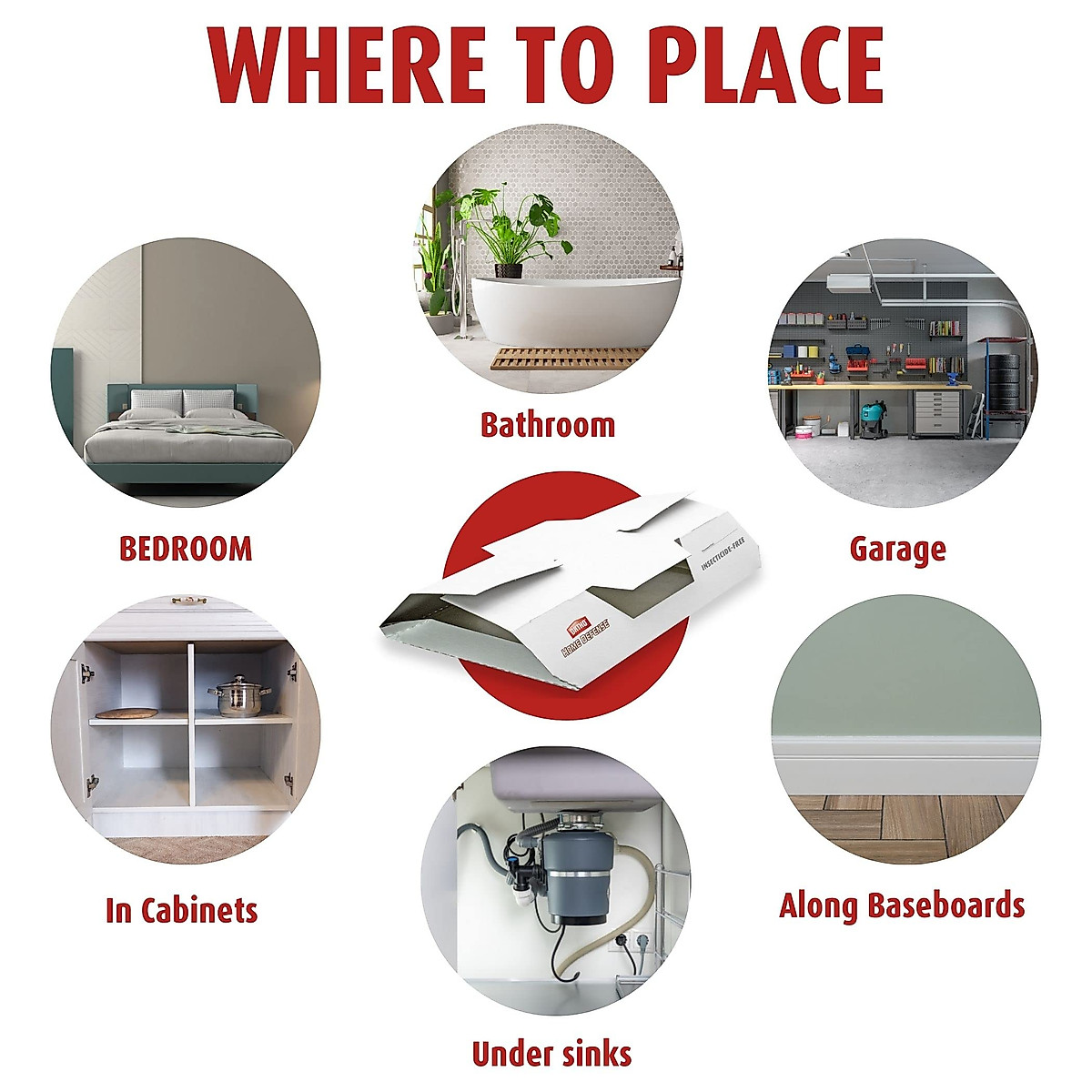 Ortho Home Defense Roach Trap with Bait Tablets, Cockroach Killer, Baited Glue Traps, Roach Traps, High Catch Rate, Roach Killer Indoor Infestation for Homes & More, 15 Traps (3 Pack)…