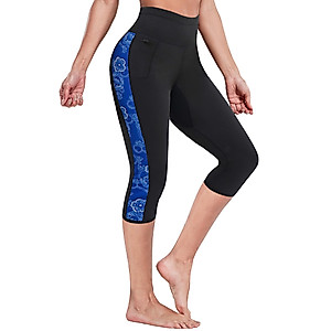Ctrilady Women Neoprene Wetsuit Pants 2.5mm Keep Warm Legging Swimming Diving Snorkeling Surfing (Black, XX-Large)