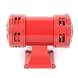 Industrial Siren S-490 Electric Siren 110V Industrial Air Raid Horn Warning Loud 400w 140db Air Raid Sound Siren Alarm Industrial Electric Motor Driven Alarm for Industrial Ships Mines