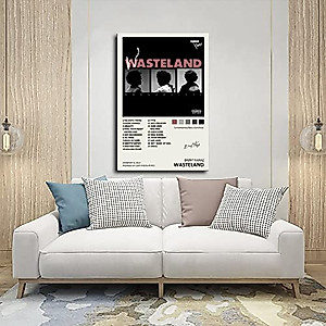 YGULC Brent Poster Faiyaz Wasteland Music Album Cover Signed Limited Edition Canvas Poster Wall Art Decor Print Picture Paintings for Living Room Bedroom Decoration Unframe: 12x18inch(30x45cm)