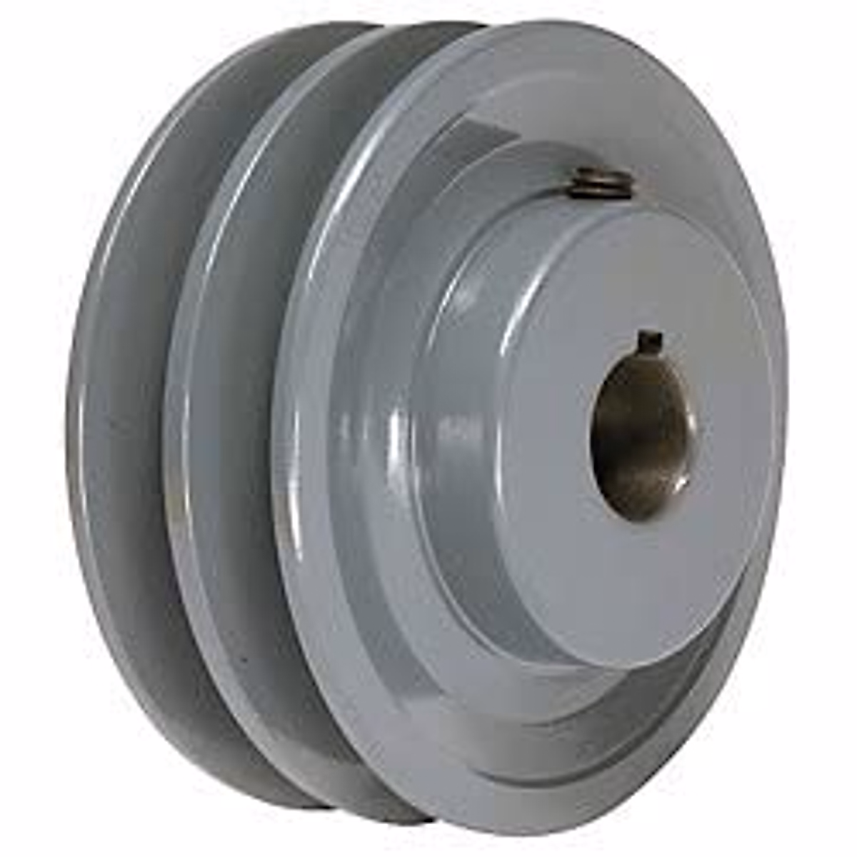 2.95" x 1-1/8" Double V Groove Pulley/Sheave # 2BK28X1-1/8