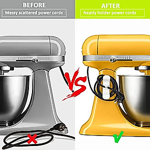 4 Pack Cord Organizer for Kitchen Appliances Cord Winder Wire Wrapper Around Cord Holder Compatible with Kitchen Stand Mixers Coffee Maker (4)