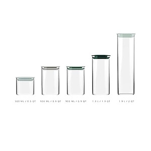 Joseph Joseph Podium™ 5-piece storage container set - Editions (Sage),Green