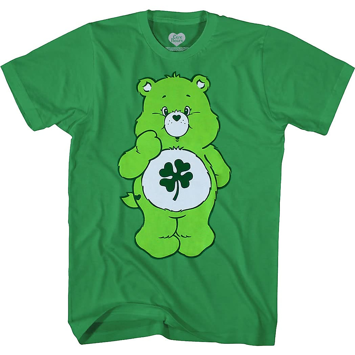 Care Bear Good Luck Bear T-Shirt (Medium) Green