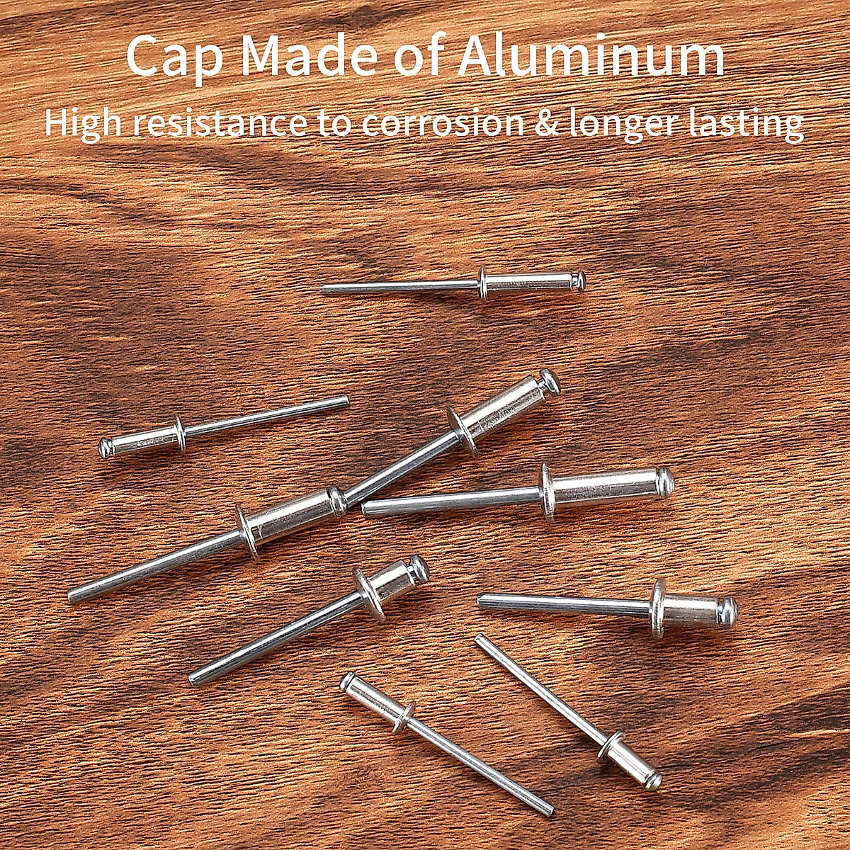 200 Pcs Pop Rivets Assortment Kit, Assorted Aluminum Blind Rivets, Metal Flange Blind Rivets for Metal, 1/8"x1/4", 1/8"x5/16", 1/8"x3/8", 1/8"x1/2", 3/16"x1/4", 3/16"x5/16", 3/16"x1/2", 3/16"x5/8"