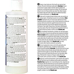 DecoArt Triple Thick Gloss Glaz, 8 fl oz Bottle,White Blue