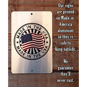 Metal Sign - Artist Work Zone - Durable Metal Sign - Use Indoor/Outdoor - Makes Great Art Studio Decor and Gift to Artists Under $20 (8" x 12")