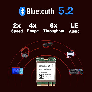 OKN WiFi 6 Card AX3000 M2 WiFi Module with BT 5.1 and WPA3 Security, M2 WiFi Card for Laptop Supports Windows 11/10
