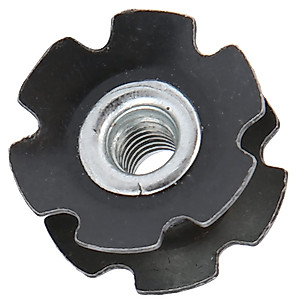 23.6mm Aluminum Alloy Headset Nut Bike Front Fork Headset Star Nut Cycling Accessory for Mountain Bike Road Bike and Spare Parts