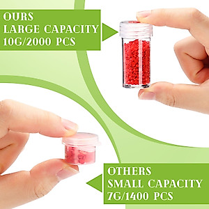 Willinglong 1 Pack Diamond Art Storage Containers Set, Grids Bead Organizer Box with Diamond Painting Accessories Labels for Diamond Art DIY Dot Craft Bead Jewelry Storage