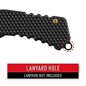 Coast DX126 1.2 In. Stainless Steel Razor Blade Pocket Knife with DOUBLE LOCK and Nylon Handle