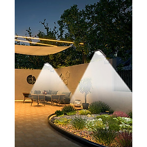 YXL 90 Degree Wall Mount Bracket with 2-3/8in OD Tenon, Wall Mount L Shape Bracket for LED Street Lights Parking Lot Lights Street Lights Shoebox Area Lights, Heavy Duty Steel, Dark Bronze, 2 Pack