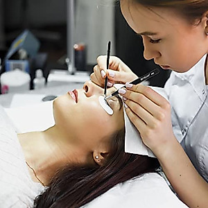 BEYELIAN Eyelash Extension Tweezers, Curved Tip Volume Lash Tweezers, Professional Lash Extension Tweezers, ESD-15