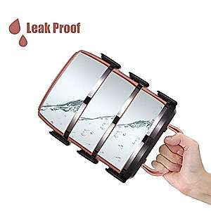 TiLeMiun 3-Tier Thermal Lunch Box For Food, Portable Insulated Lunch Container, Stackable Bento Lunch Box For Aldults To Work, Leakproof Stainless Steel Food Container With Bag & Utensils (Pink 71oz)