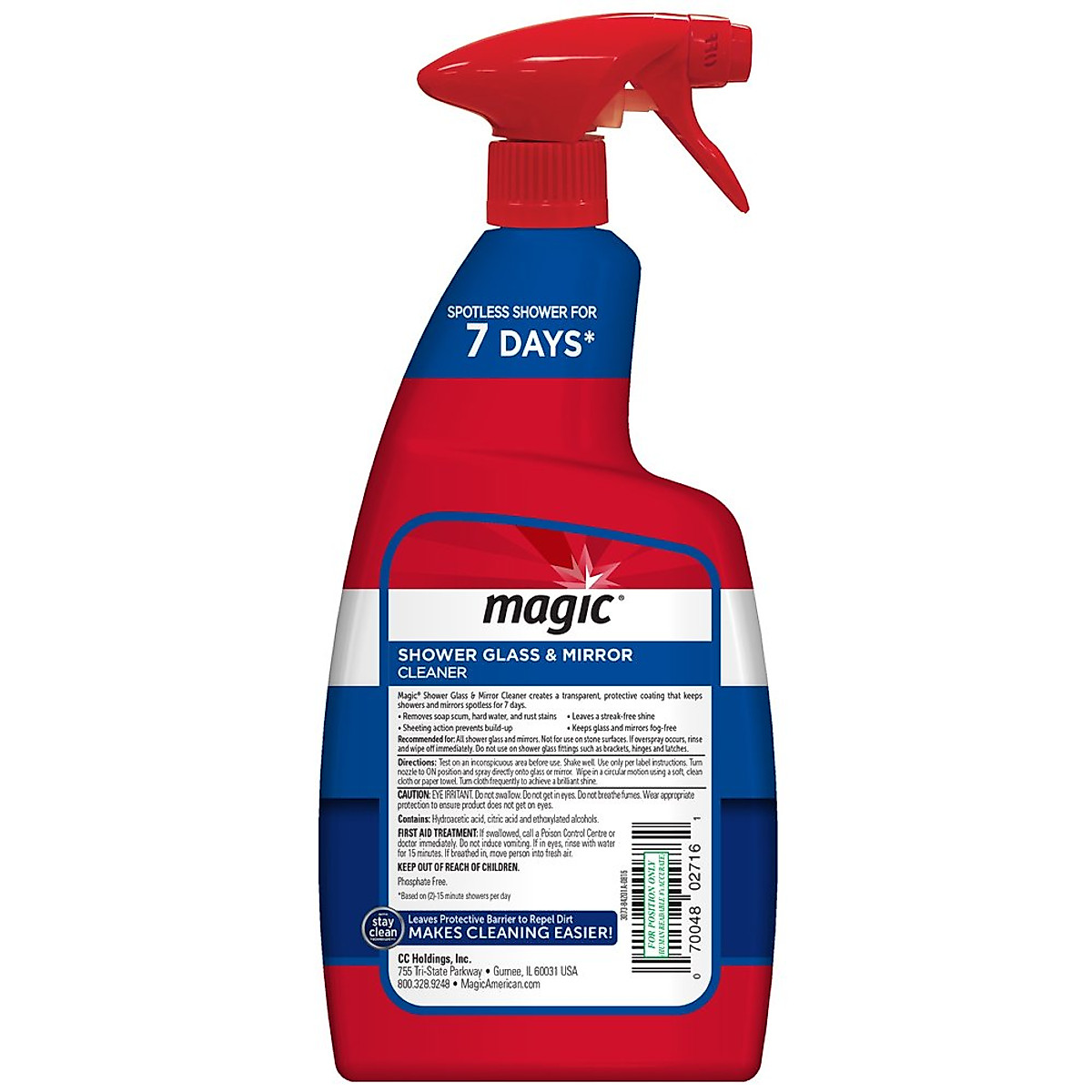 Magic Shower Glass & Mirror Cleaner, 28 Fluid Ounce (Packaging May Vary)