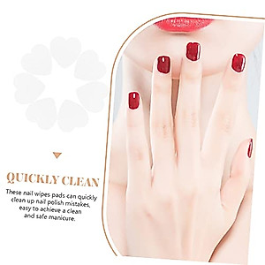 BIUDECO 200 Sheets Eyelash Cleaning Pads Gel Remover Pads Nail Cotton Pads Lint Free Nail Wipes Travel Wet Wipes Eyelash Gel Travel Supplies Makeup Remover Wipes Travel Size Nail Pads