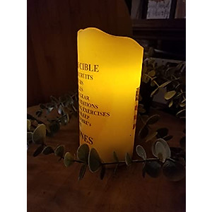 CRUCIBLE CANDLE-EGA- United States Marine Corps (USMC) moving flame Personalized