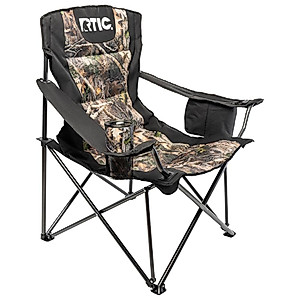 RTIC Big Bear Chair, Black/Camo, Portable Outdoor Camping Chair with Arm Rest, Folds Quickly for Easy Storage, 400lb Max Weight Capacity