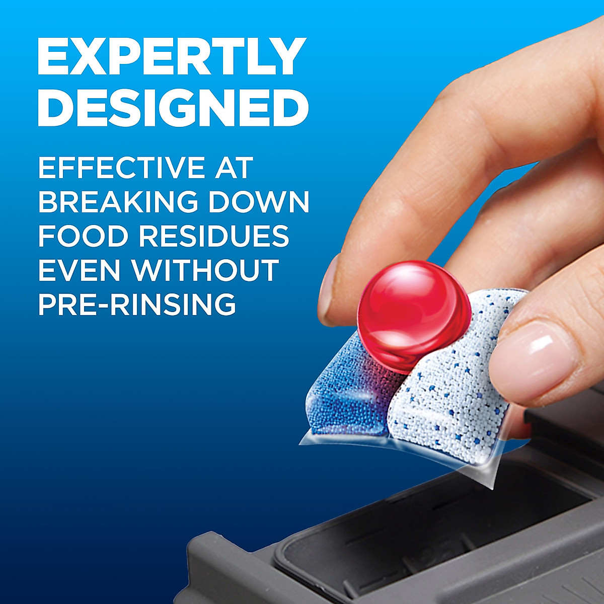 Finish Power Dishwasher Pods, No Pre-Rinse Dishwasher Detergent Soap For Deep Clean & Shine with Degreasing Power, 62 Count