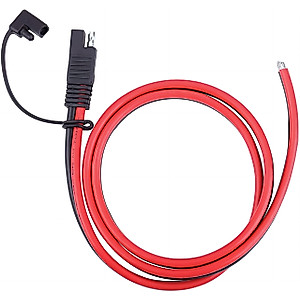 SAE DC Power Extension Cable 14AWG SAE Power Automotive Extension Cable Pigtail Wire Harness for RV Trolling,Motorcycles,Cars,Tractors,Solar Panel (4 Pack -30 cm/ 1ft)