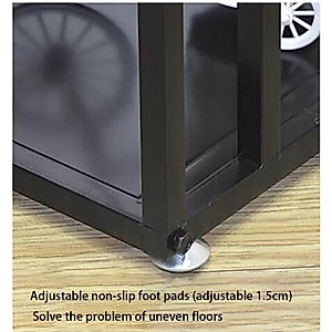 Double Side Scarf Holder Organizer, Stand Floor Standing Scarf Display Stand, Metal Freestanding Scarf Holder, Retail Display Stands for Clothing Retail Stores, Shop(Black,15.7*59.1*59.1in)