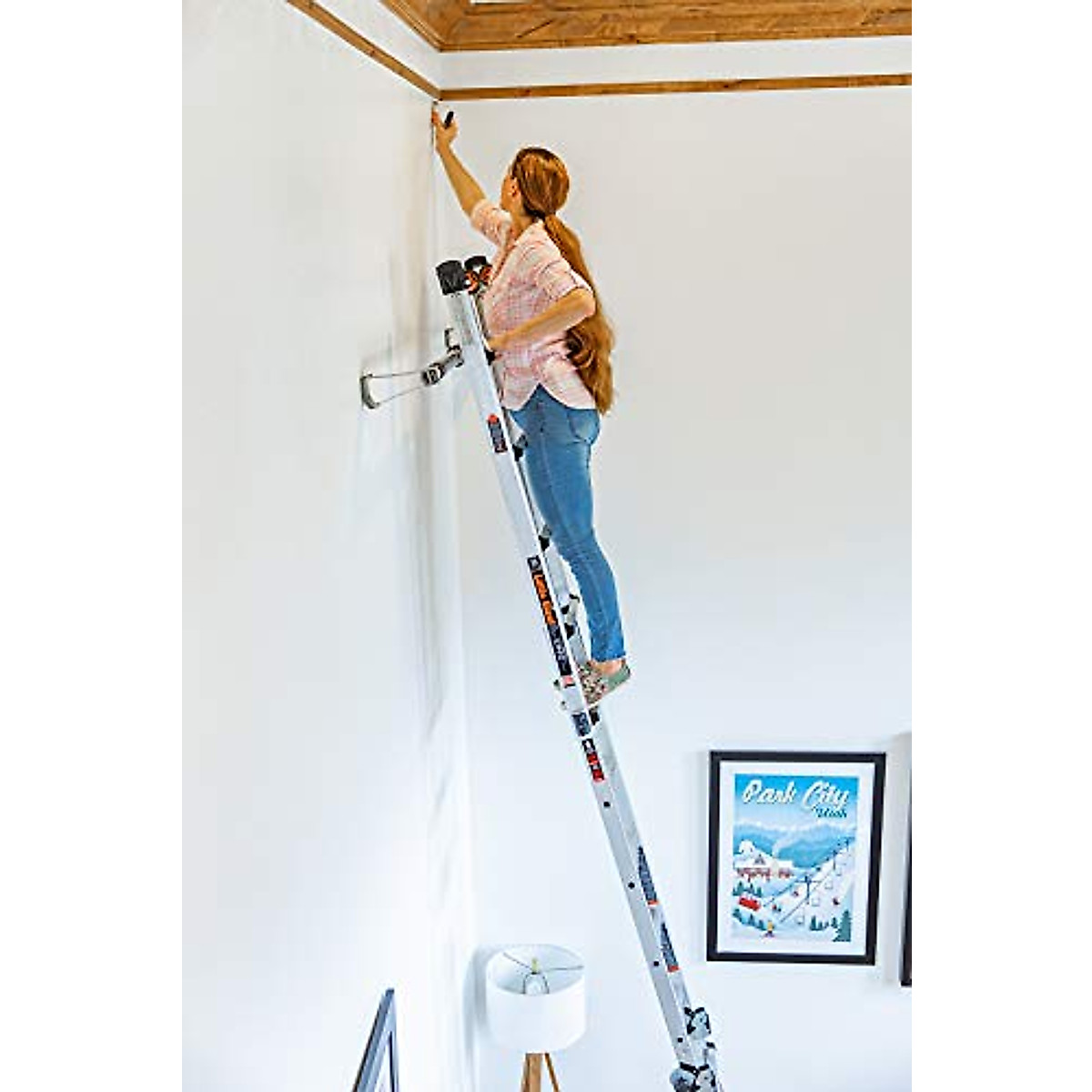 Little Giant Ladders, Epic, M22, 22 foot, Multi-Position Ladder, Aluminum, Type 1A, 300 lbs weight rating, (16822-818)
