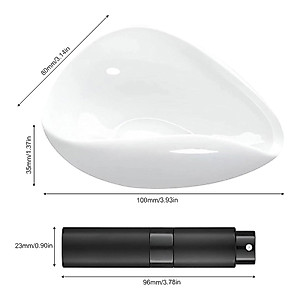 Coffee Bean Dosing Cup and Spray Bottle Set, Coffee Bar Espresso Accessories, Ceramic Dosing Vessel/Single Dose Measuring Tray Kit, Ceramic Single Dosing Tray For Coffee or Tea, Coffee Lover Gifts