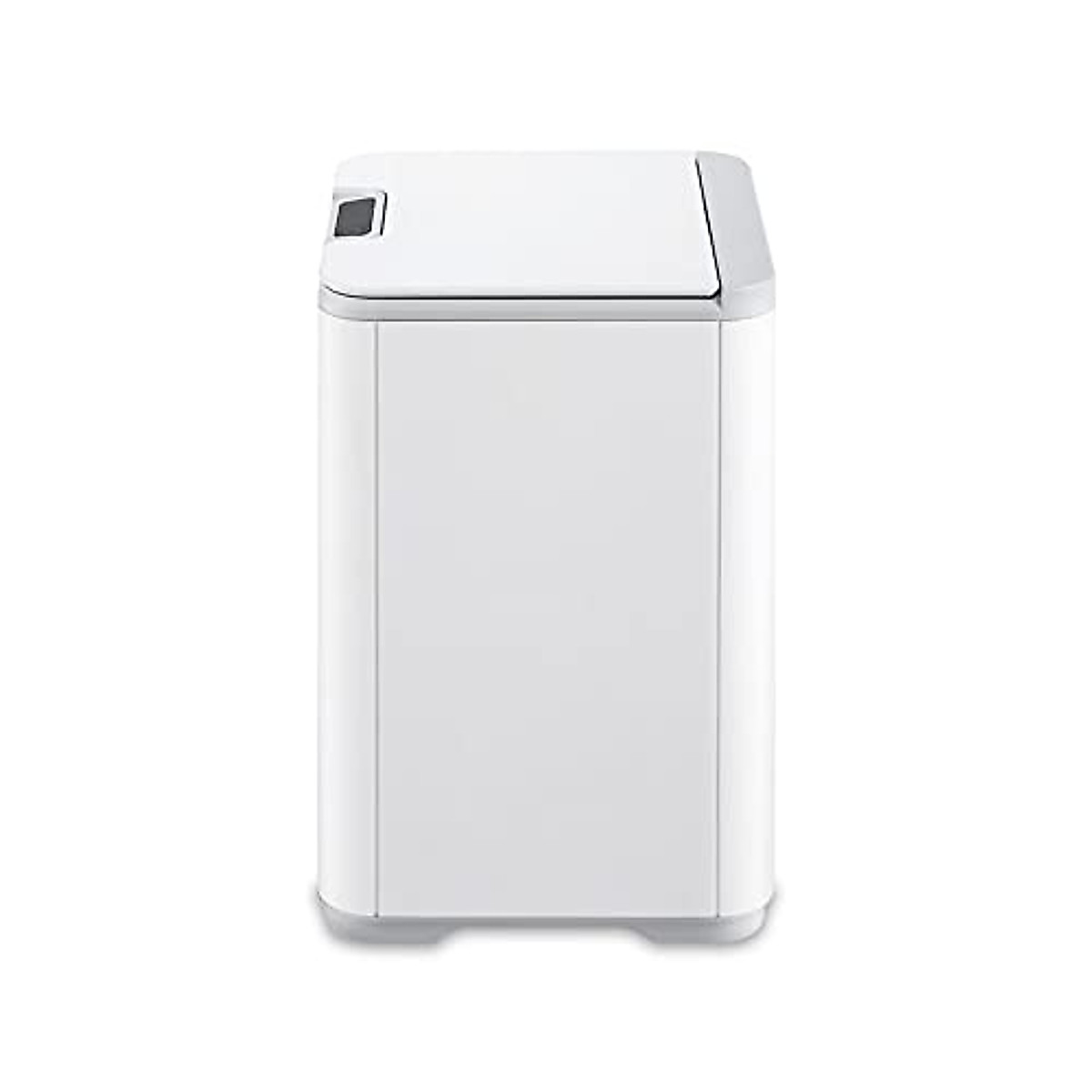 Ninestars DZT-10-35 2.6 Gal / 10L, White Plastic, Square Shape, Motion Sensor Trash Can