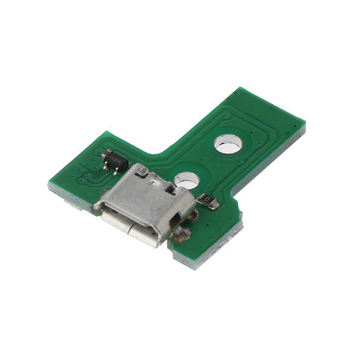 Replacement USB 12pin Charging Port Socket Triangle Board Charger PCB Board with 12pin Flex Ribbon Cable for PlayStation 4 JDS-030 PS4 Controller