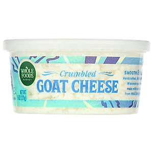 Whole Foods Market, Goat Cheese Crumbles, 6 Ounce