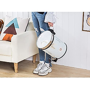 zongshengshop Indoor Trash can 2.64Gallon Trash Can Kitchen Foot Pedal Trash Cans with Lid European-Style Living Room Bathroom Bedroom Waste Bin Large Wastebasket Trash Can