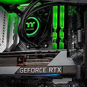Thermaltake AH-390 Liquid-Cooled PC (AMD Ryzen 7 5800X, RTX 3090, 16GB RGB 3600Mhz DDR4 ToughRAM RGB Memory, 1TB Gen4 NVMe M.2, WiFi, Win 10 Home) Gaming Desktop Computer AHB2-B550-A39-LCS