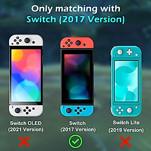 DLseego Purple Butterfly Flower Floral Switch Case 2017 Version Anti-Scratch Dockable Console Clear TPU Shell Romantic Soft Shock-Absorption Joy Con Cover For Regular Switch