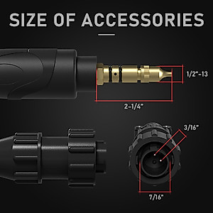 YESWELDER 15ft 250Amp MIG Welding Gun Torch Stinger Replacement for Tweco #2 Fit Miller M-25 169599