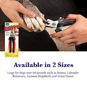 Epica Professional Dog Nail Clipper | Dog Nail Clippers for Large Dogs | Easy and Safe Dog Grooming Clippers |Heavy Duty Cat Nail Clipper with Safety Guard (Large)