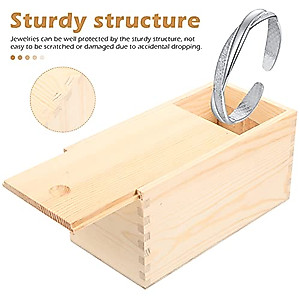 Box Box Pull Out Wooden Box Wooden Jewelry Organizer Decorative Storage Case Wooden Jewelry Holder Wood Jewelry Case Sundries Storage Case Decorative Jewelry Case Jewelry Container