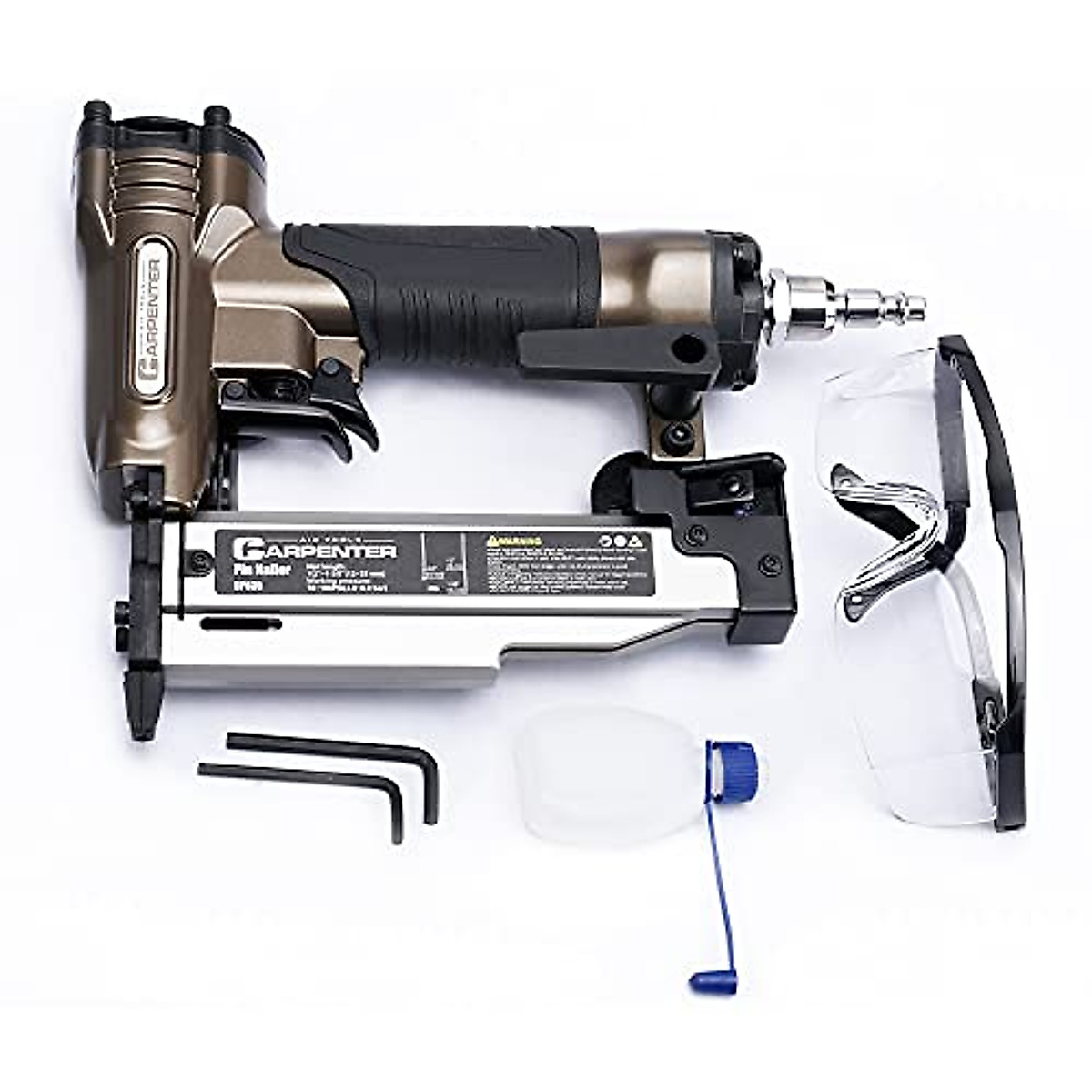 Carpenter CP635 23 Gauge 1-3/8 inch Pin Nailer | Pneumatic | 23 Gauge Pin Nails from 5/8-Inch up to 1-3/8-Inch | Pinner