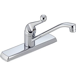 Delta Faucet 120LF Classic, Single Handle Kitchen Faucet, Chrome,8.00 x 10.50 x 8.00 inches