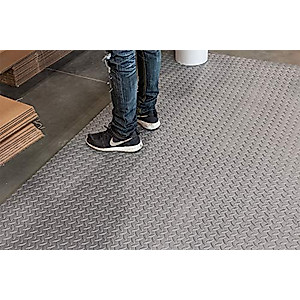 Performance Tool W88981 Anti-Fatigue Grip Mat Roll (LG) (30 Square Feet) Grey