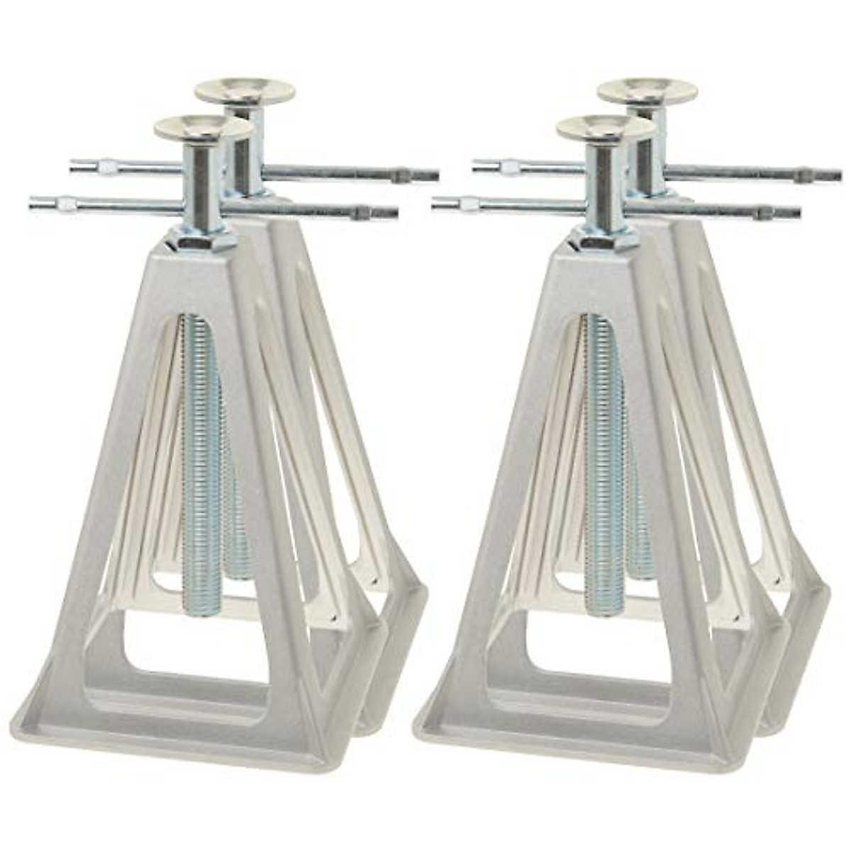 Cynder 02047 Aluminum Stacker Stack Jacks, Stabilize, Level Your RV, Trailer Or Camper, Can Support Up to 6,000 lbs, Extends 17" (Set of 4)