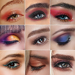 CHEFBEE 80pcs Eyeshadow Applicators with Container, Disposable Dual Sides Eyeshadow Sponge Brushes Makeup Applicators(Black)