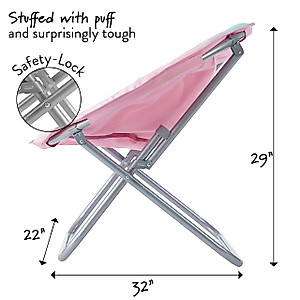 Urban Lifestyle Micromink Saucer Chair, Rainbow Tie Die