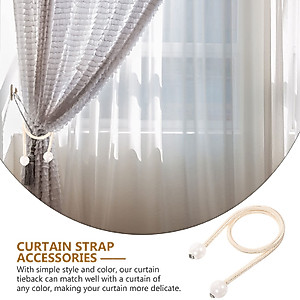 2pcs Curtain Tie Curtain Holdback Tie Rope for Curtain Home Curtain Fixing Strap Curtain Buckles Retro Curtain Rope Home Curtain Rope Fashion Curtain Rope Curtain Fixing Buckles