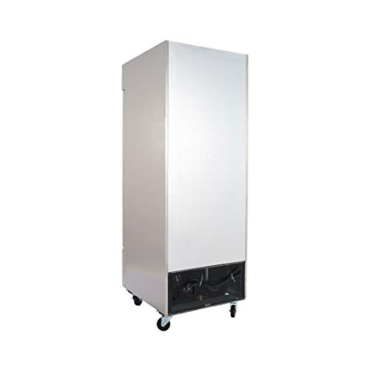 PEAKCOLD Single Glass Door Commercial Refrigerator - Stainless Steel; 23 Cubic Ft, 29" W