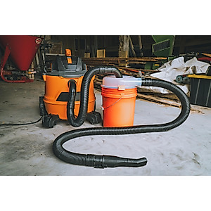 Single patented Dustopper High-Flow 90-Degree Sweep Elbow for 2-1/2" vacuum hoses, improves air flow of any system