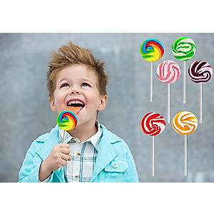 Fruidles Swirls Lollipop Candy, Mixed Fruit Flavor, Individually Wrapped (Assorted Variety Mix, 12-Pack)