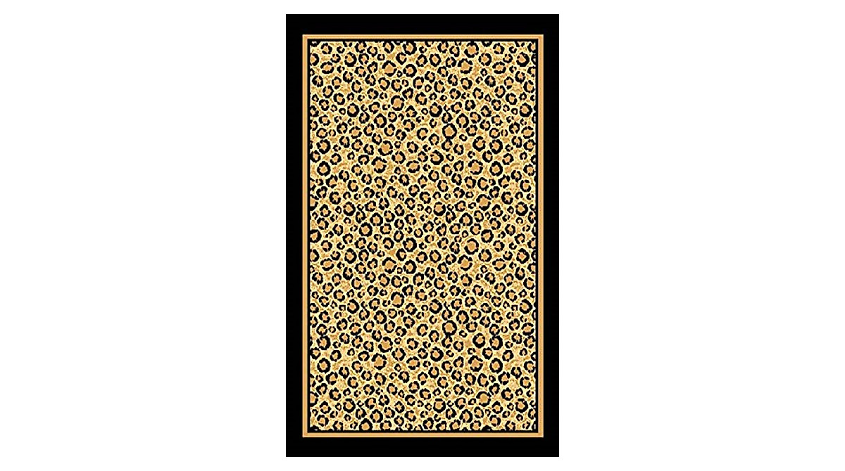 Champion Modern Leopard Print Rug - Soft & Durable