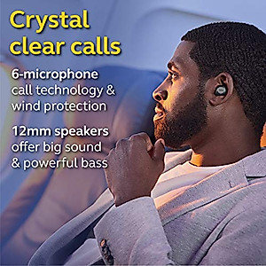 Jabra Elite 85t True Wireless Bluetooth Earbuds, Titanium Black – Advanced Noise-Cancelling Earbuds with Charging Case (Renewed)